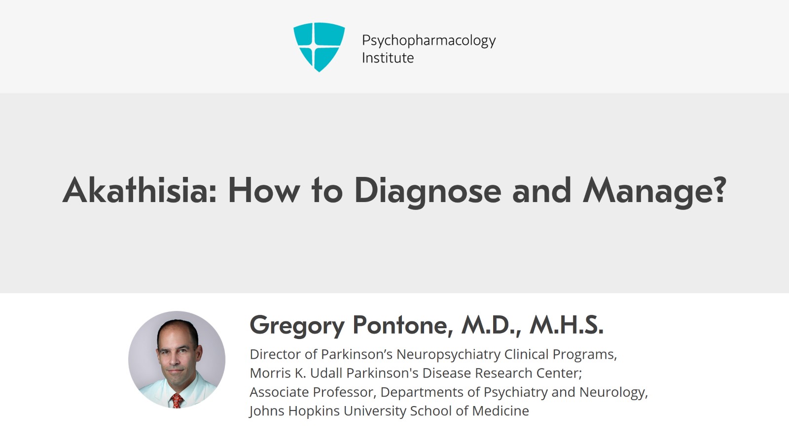 Psychopharmacology Institute